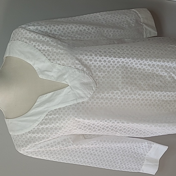 Lands' End | Tops | Lands End Sheer White Tunic Top | Poshmark